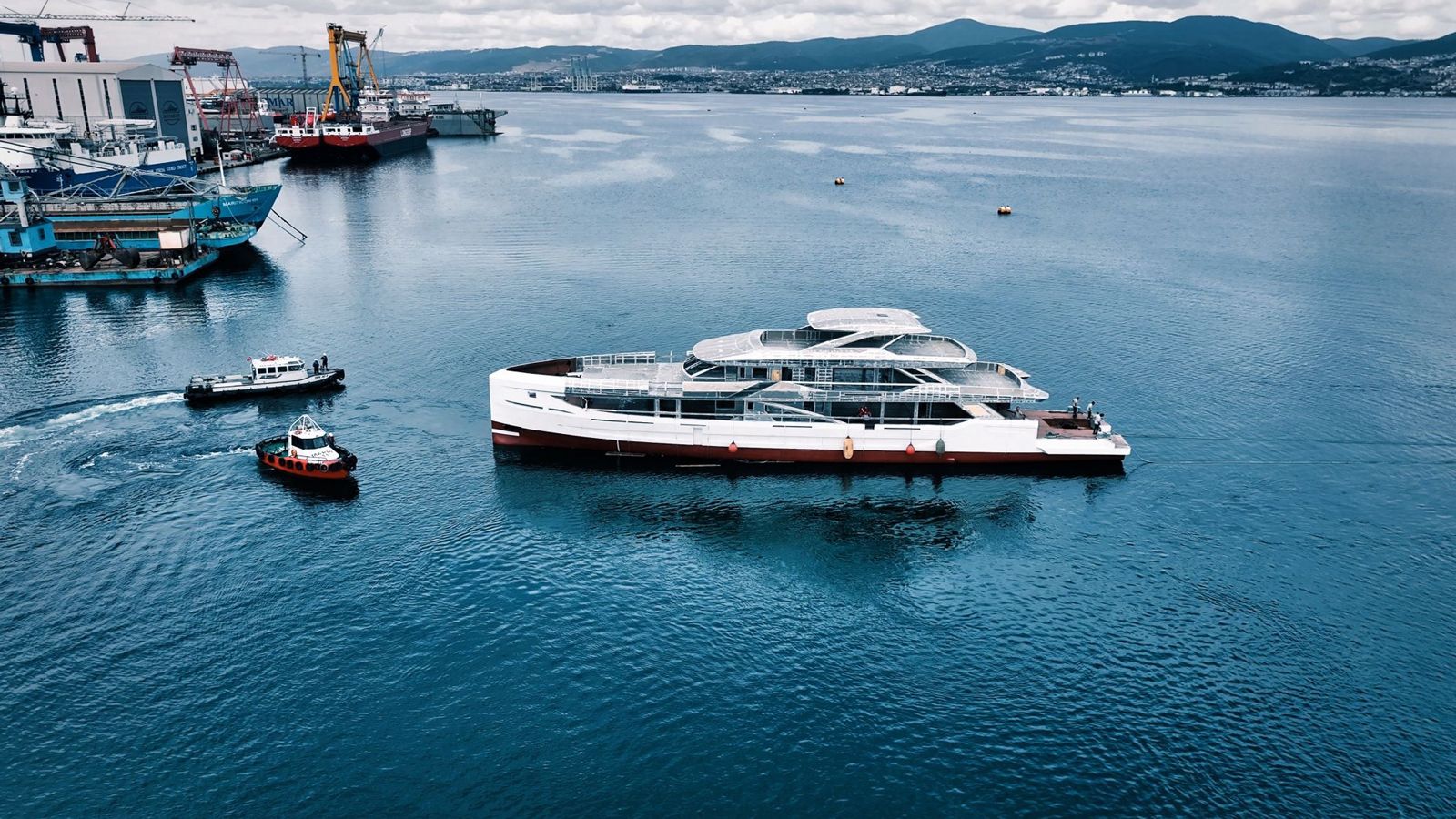 Construction progresses on third unit in Ada Yacht Works' 50m ...